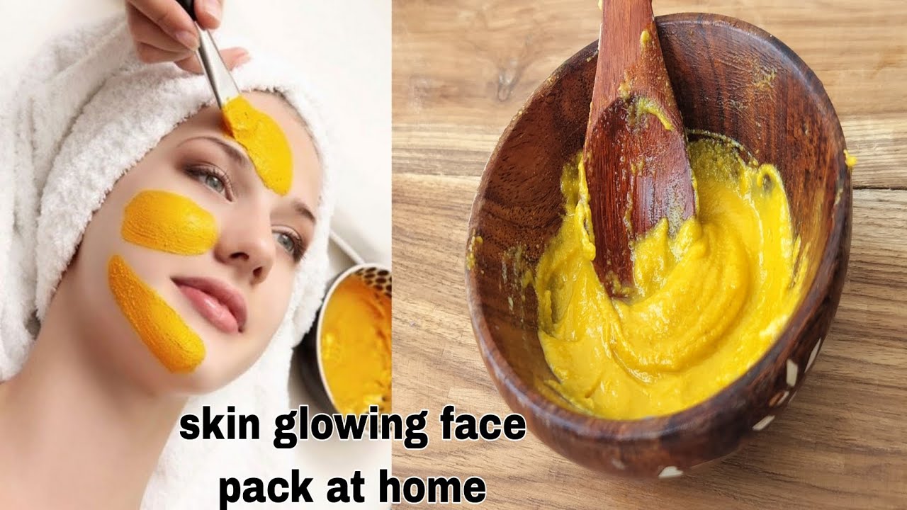 skin glowing face pack at home remedy All skin type - YouTube