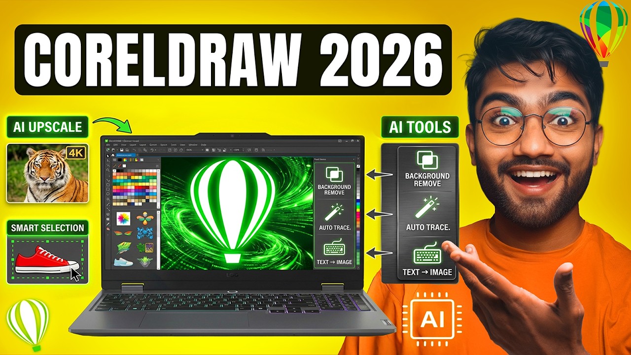 CorelDRAW 2026 | Whats New + Should You Upgrade ? - YouTube