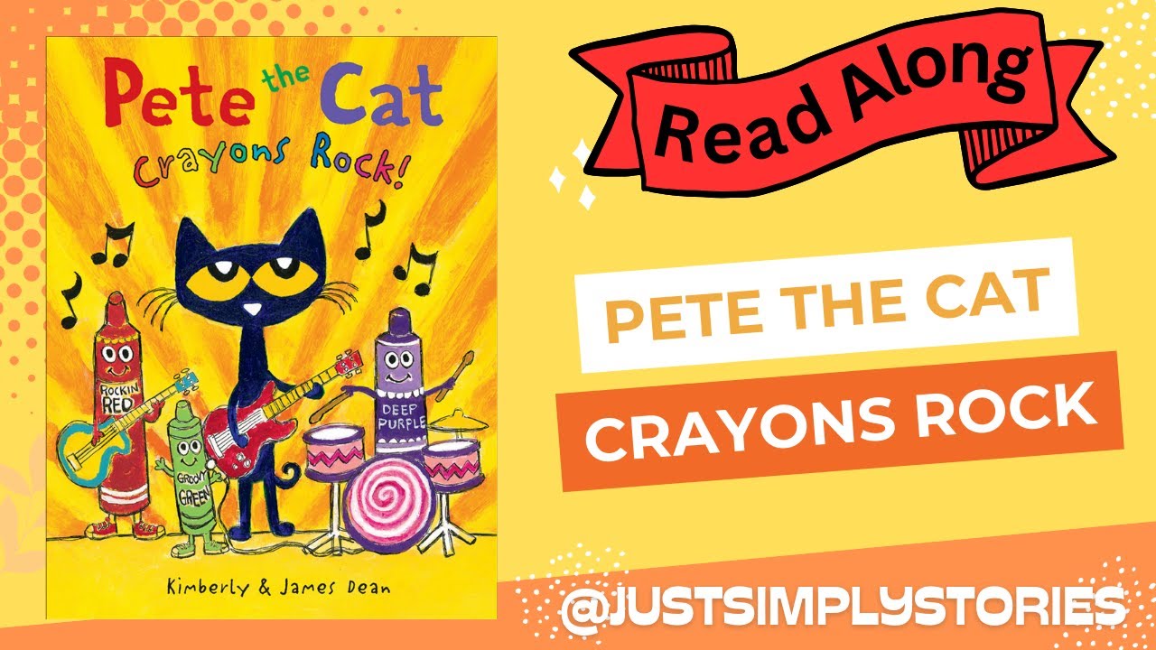 Pete the Cat: Crayons Rock!| SimplyStories | Read Along Stories - YouTube