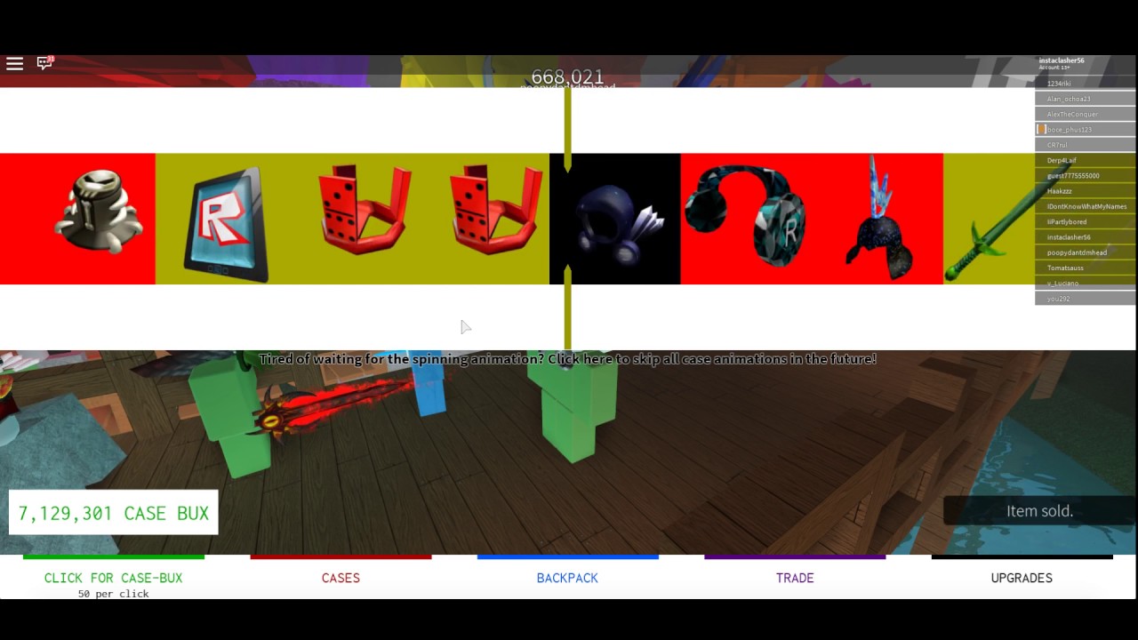Getting a Dominus Infernus | Roblox - Case Clicker - YouTube