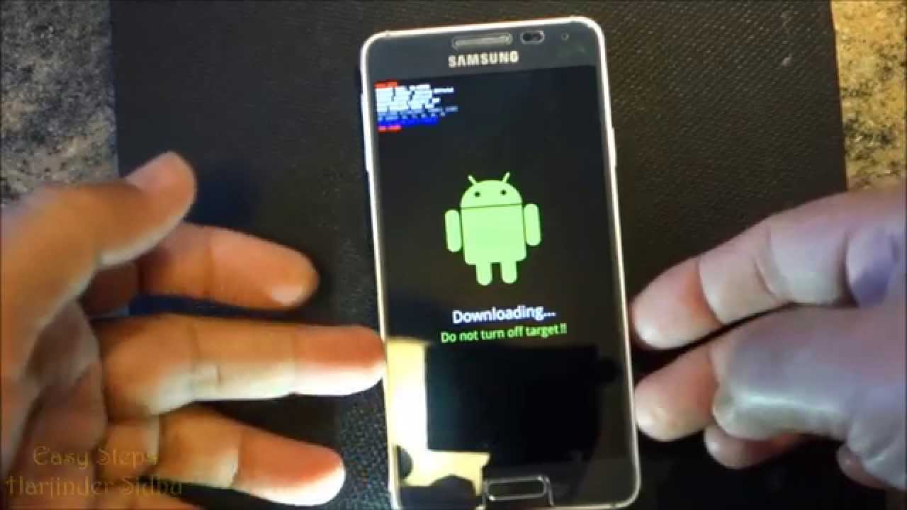 How to put Samsung Galaxy Alpha in Download Mode - YouTube