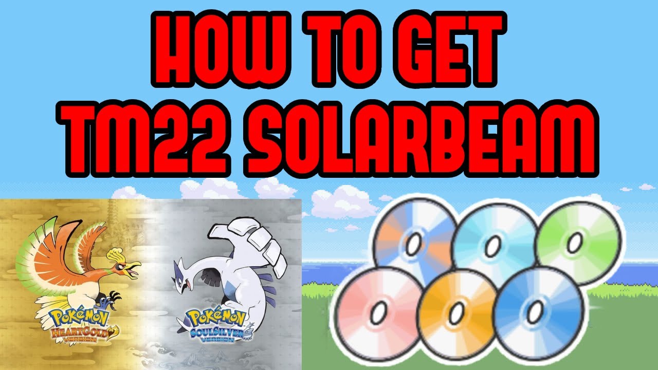 How to Get the TM22 Solarbeam in Pokemon Heartgold/Soulsilver - YouTube
