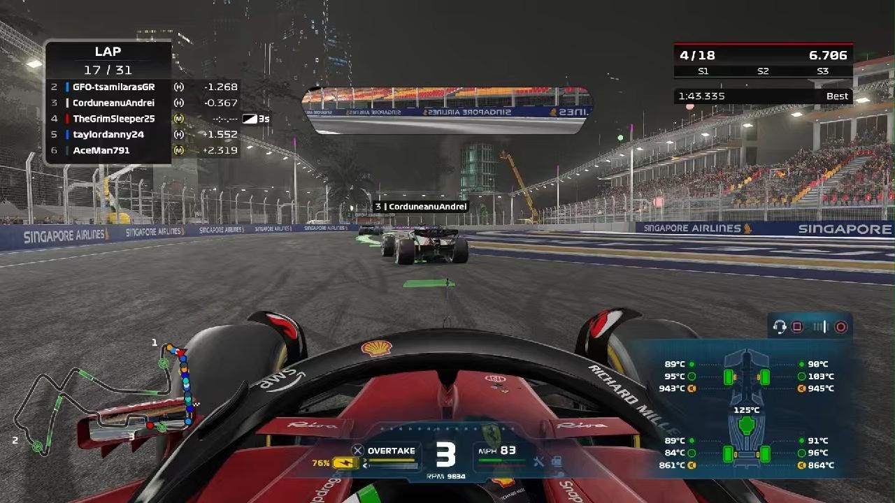 F1 22 track re entry - YouTube