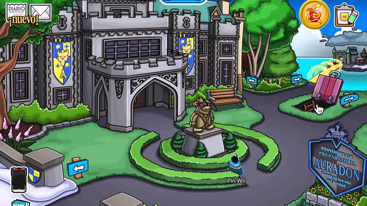 ¡Trucos de la Fiesta de Descendientes! - Club Penguin 2015 - YouTube