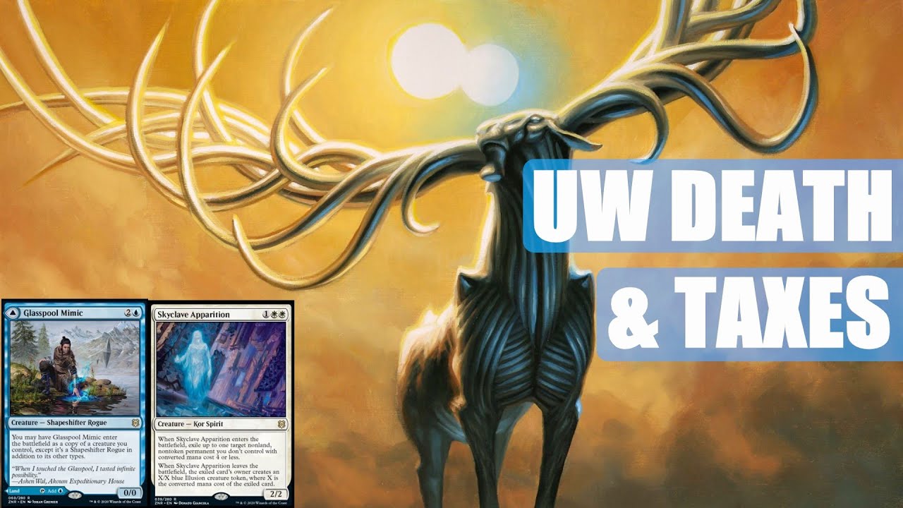 [MTG MODERN]UW Death and Taxes FEAT Glasspool mimic, Skyclave cleric ...
