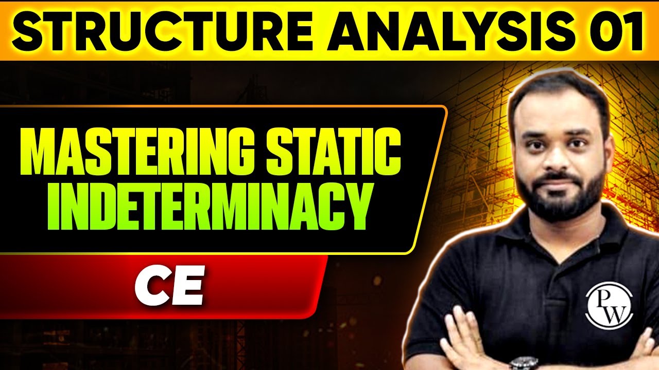 Structure Analysis 01 | Mastering Static Indeterminacy | Civil ...