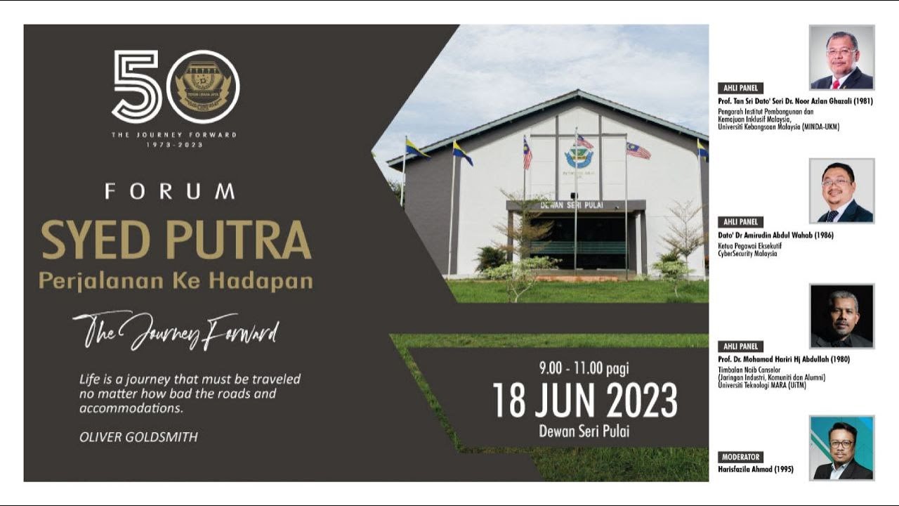 🔴LIVE - FORUM SYED PUTRA (PERJALANAN KE HADAPAN) - YouTube