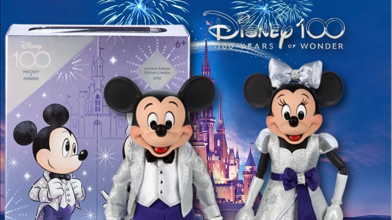 Mickey and Minnie Mouse Platinum Limited Edition Doll Set Review ⭐️ ...