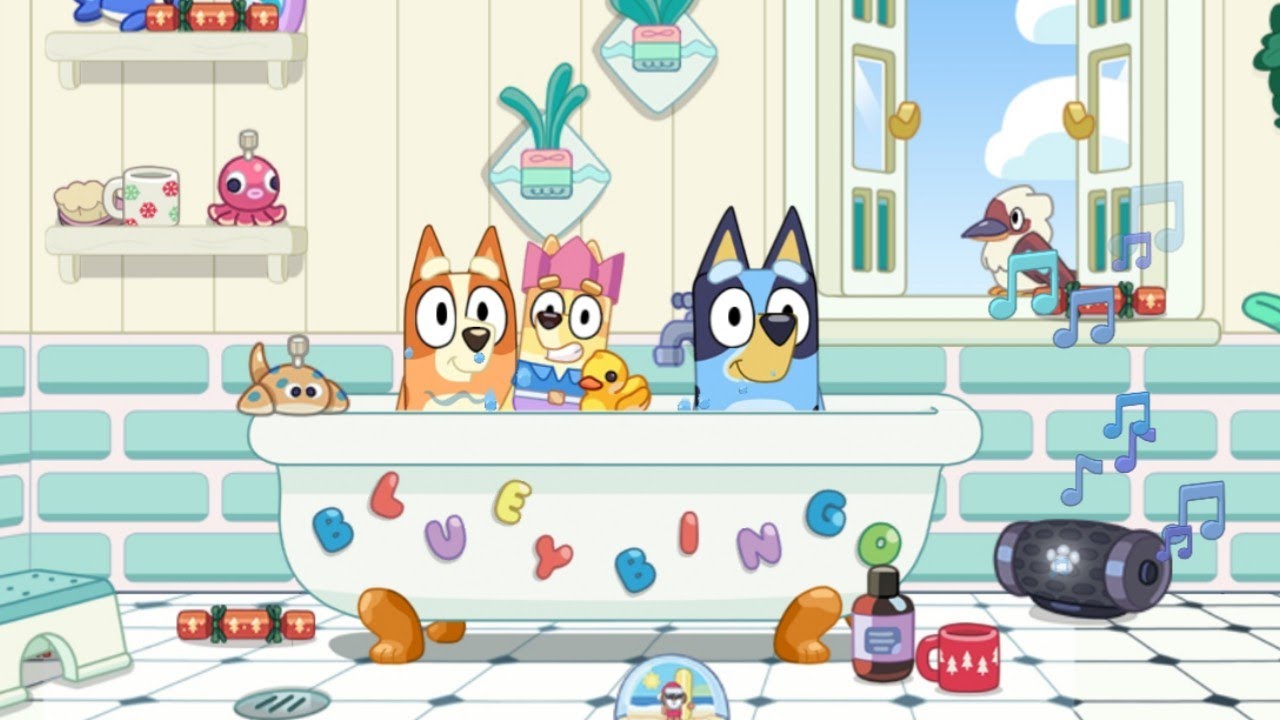 Bluey: Shower/Bath before Christmas 02 - YouTube