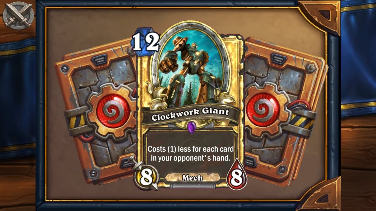 Hearthstone - Card Sounds | Goblins vs Gnomes - Clockwork Giant - YouTube