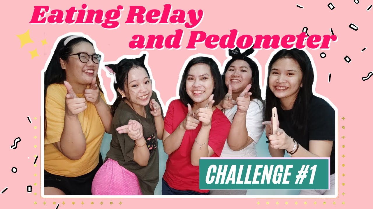 CHALLENGE #1: Eating Relay & Pedometer Running Man Game | with Special ...