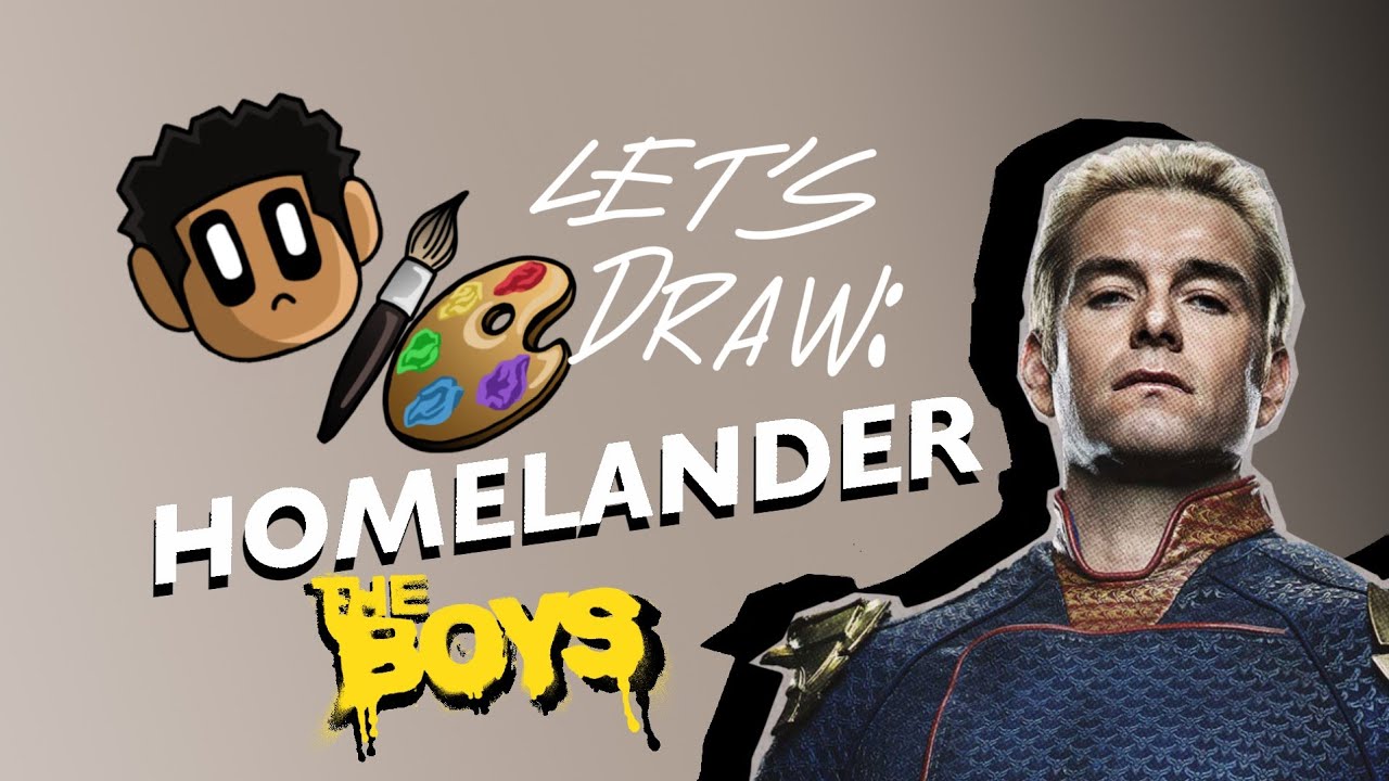 The Boys: Homelander Timelapse Art Video - YouTube