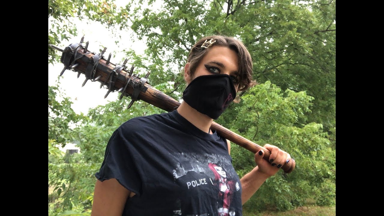 How to make a baseball bat trench club - YouTube