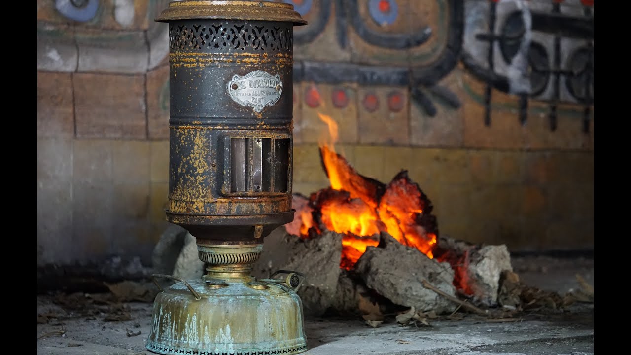 Antique Kerosene Heater Stove Restoration - YouTube