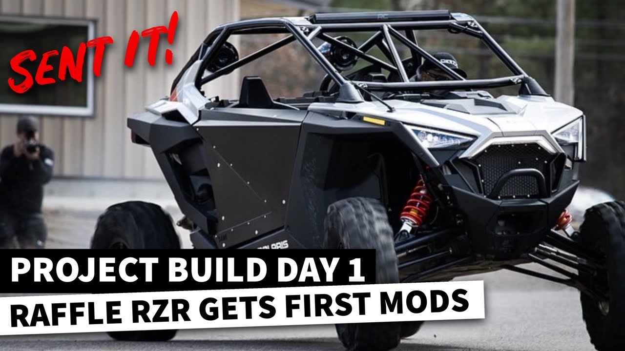 2021 RZR PRO XP Gets MTX Audio and ABF Fabrication Cage - YouTube