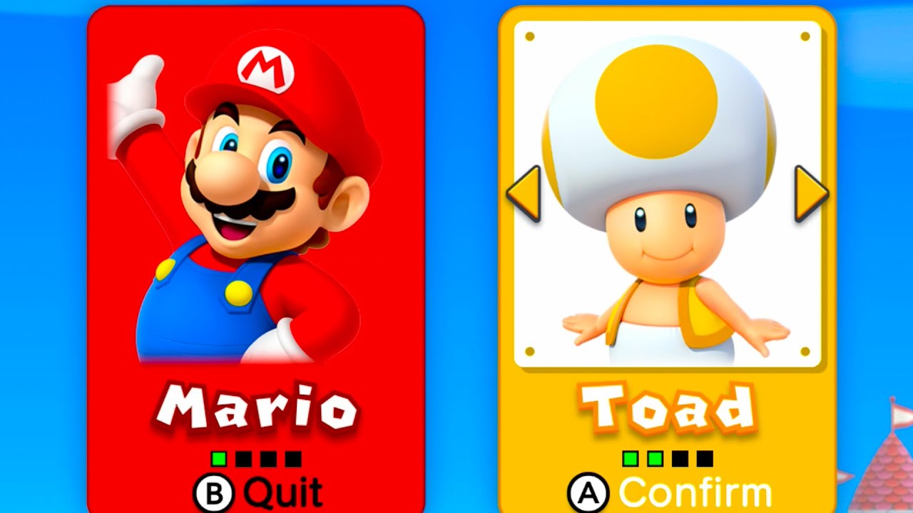 New Super Mario Bros. U Deluxe – 2 Player Coin Battle Walkthrough - YouTube