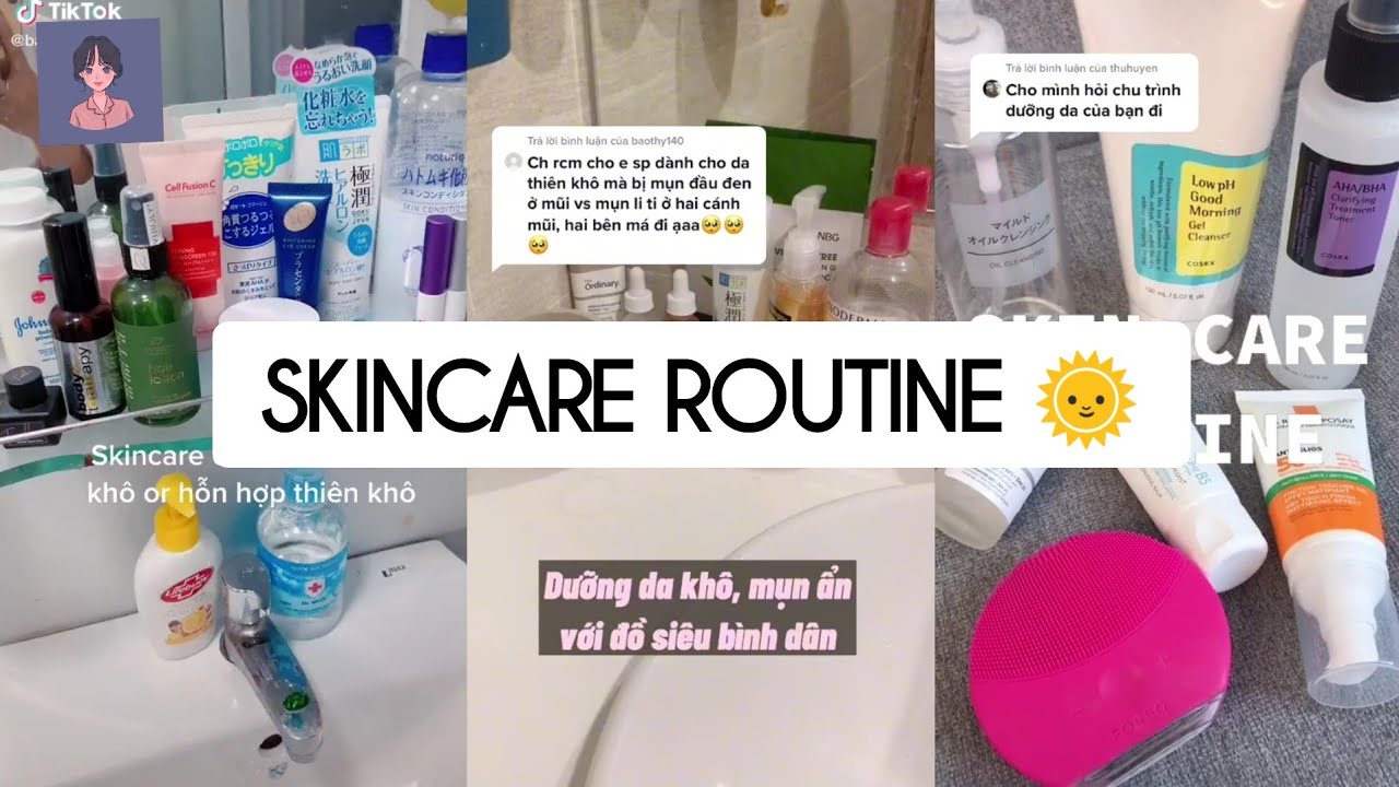 💦 SKINCARE ROUTINE - TIKTOK VN 💦 - YouTube