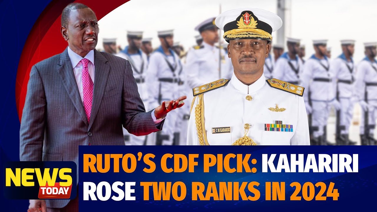 THE LUCKY GENERAL? How & Why Ruto Chose Kahariri as Chief of Defence ...