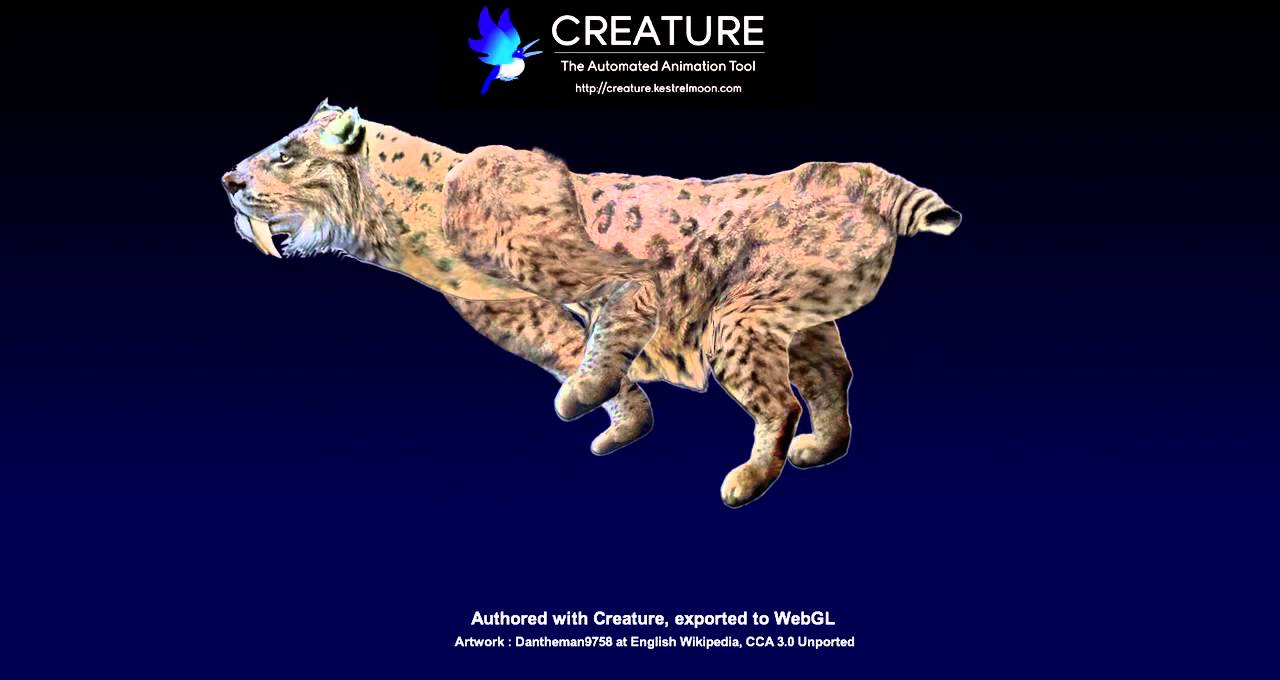 SabreTooth Cat Running in Creature, Round 2 - YouTube