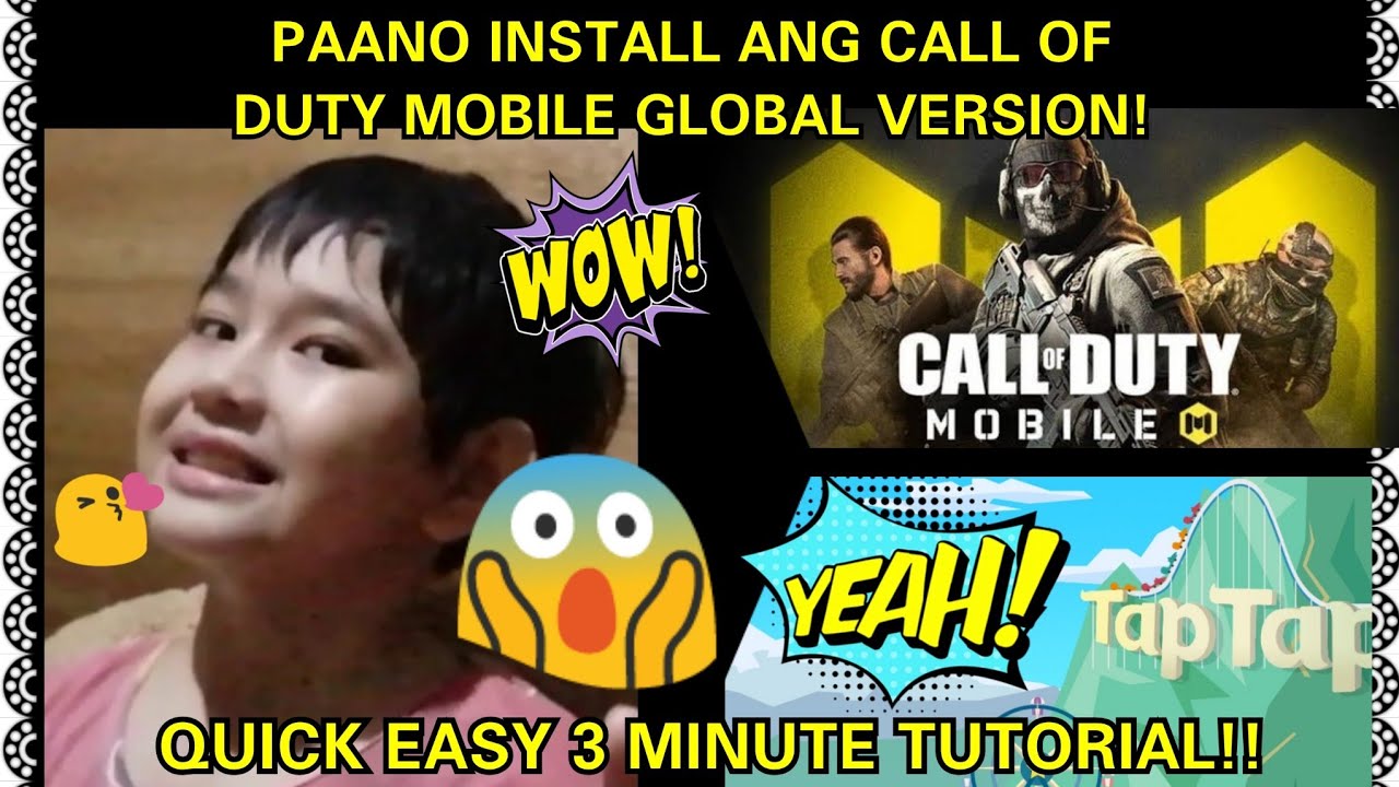 PAANO INSTALL ANG CALL OF DUTY MOBILE GLOBAL VERSION QUICK TUTORIAL ...
