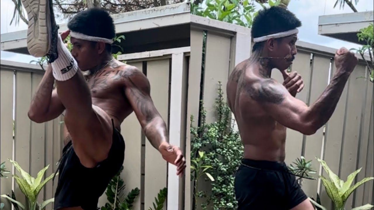 WARRIOR BODY PROGRAM DAY 1: Kicks, Punches & Push-ups - YouTube