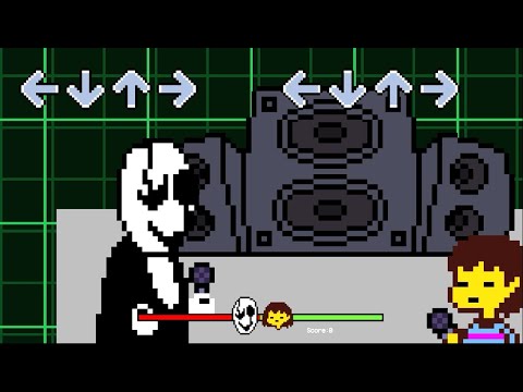 Friday Night Funkin' Frisk vs Gaster Mod - YouTube