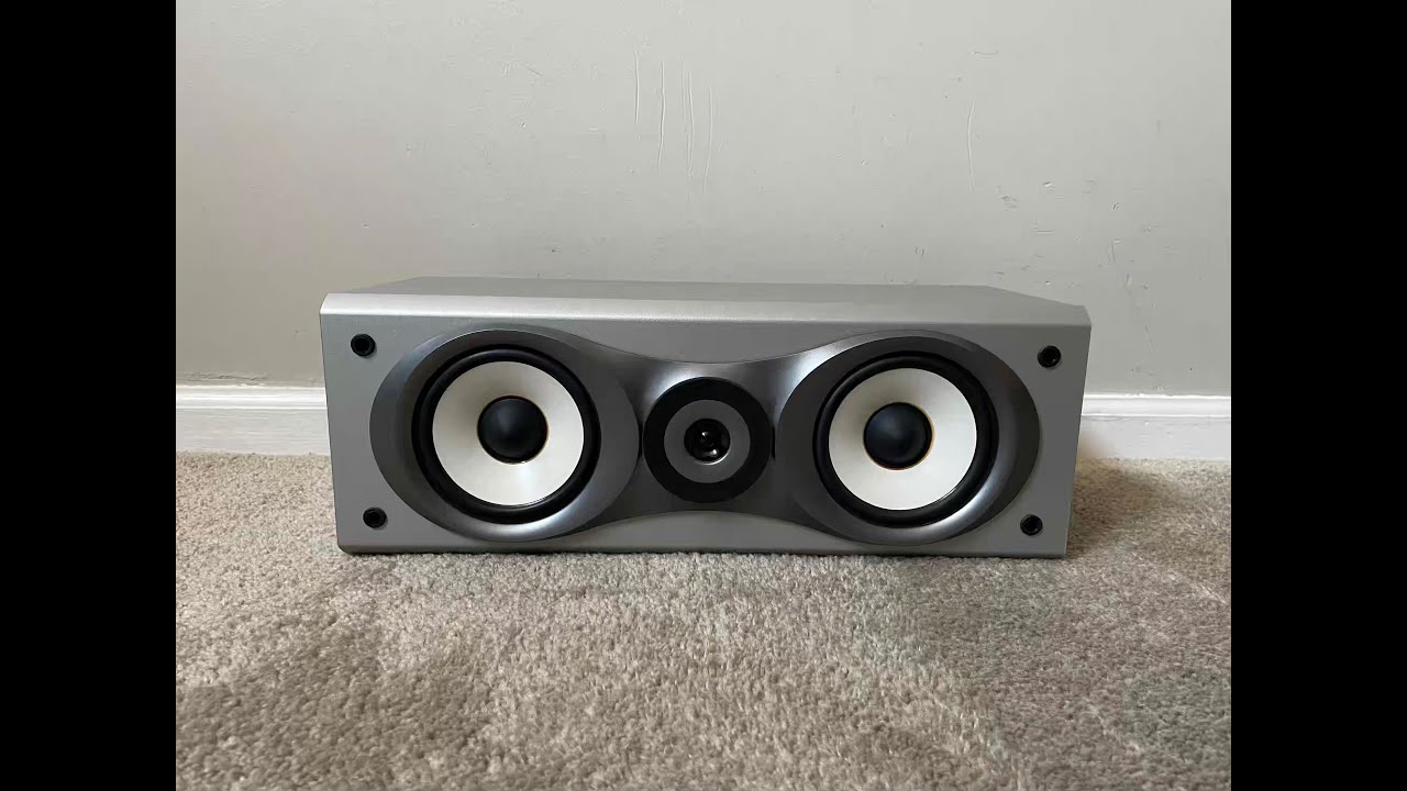 Onkyo SKC-530C Home Theater Center Channel Surround Speaker - YouTube
