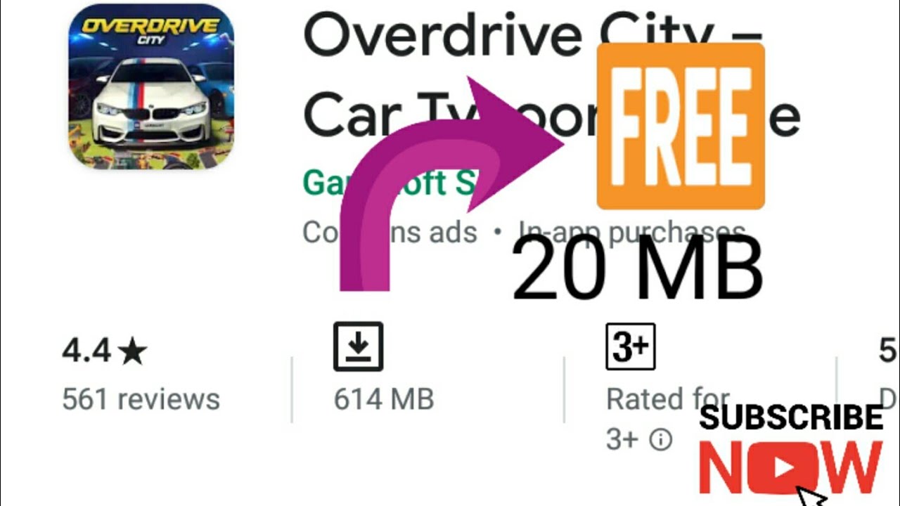 OVERDRIVE CITY gameplay through only 30 mb 💯 - YouTube