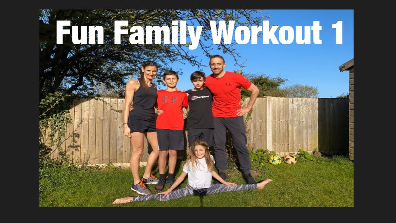 Fun Family Fitness Workout | Family PE | Movement Fun - YouTube