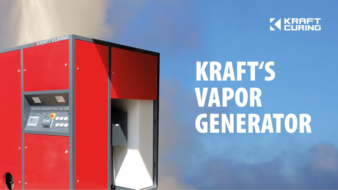 Concrete Curing: Vapor Genertor vs Steam Boiler - Kraft Curing - YouTube