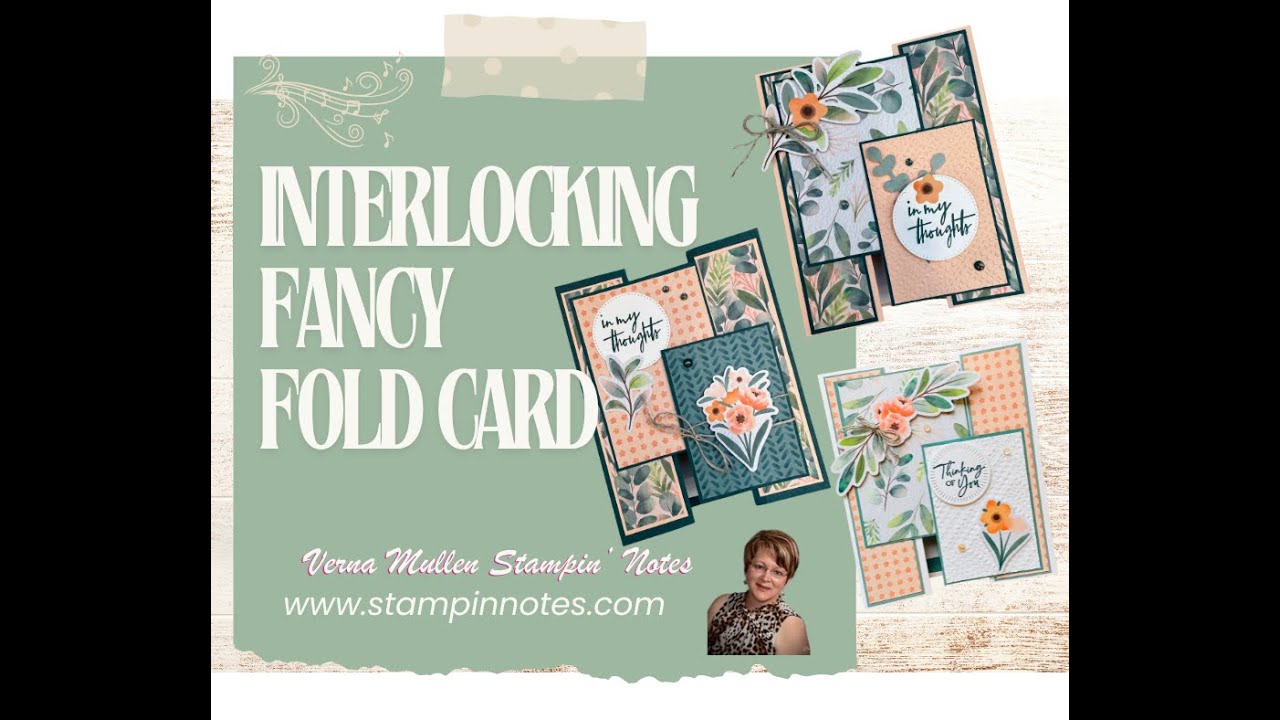 Interlocking Fancy Fold Card - YouTube