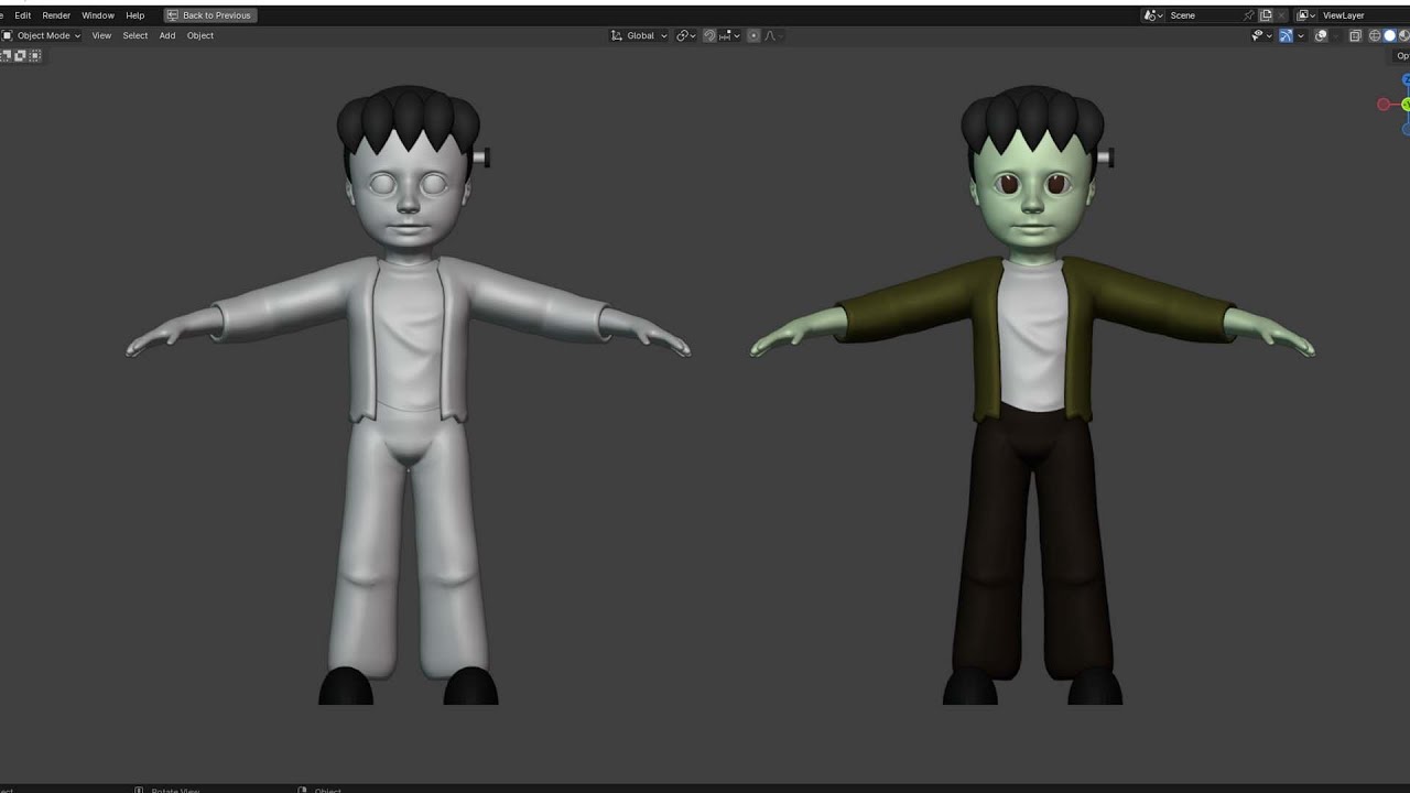 Character Design In Blender/ Blender Tutorial - YouTube