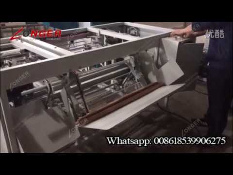 wood broom handle screw /wooden stick threading machine - YouTube
