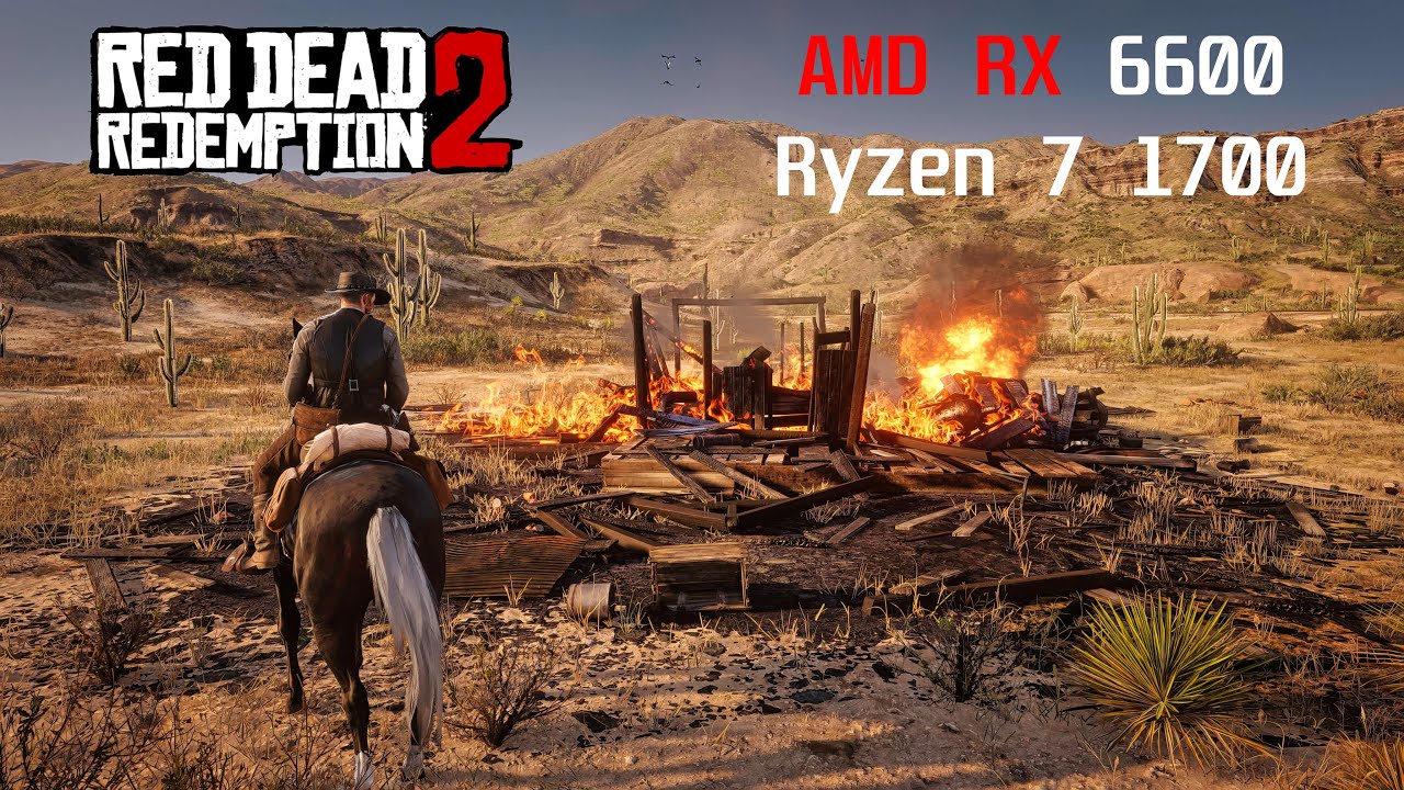 RED DEAD REDEMPTION 2 TESTING RX6600 8GB/ RYZEN 7 1700/ 16GB RAM - YouTube