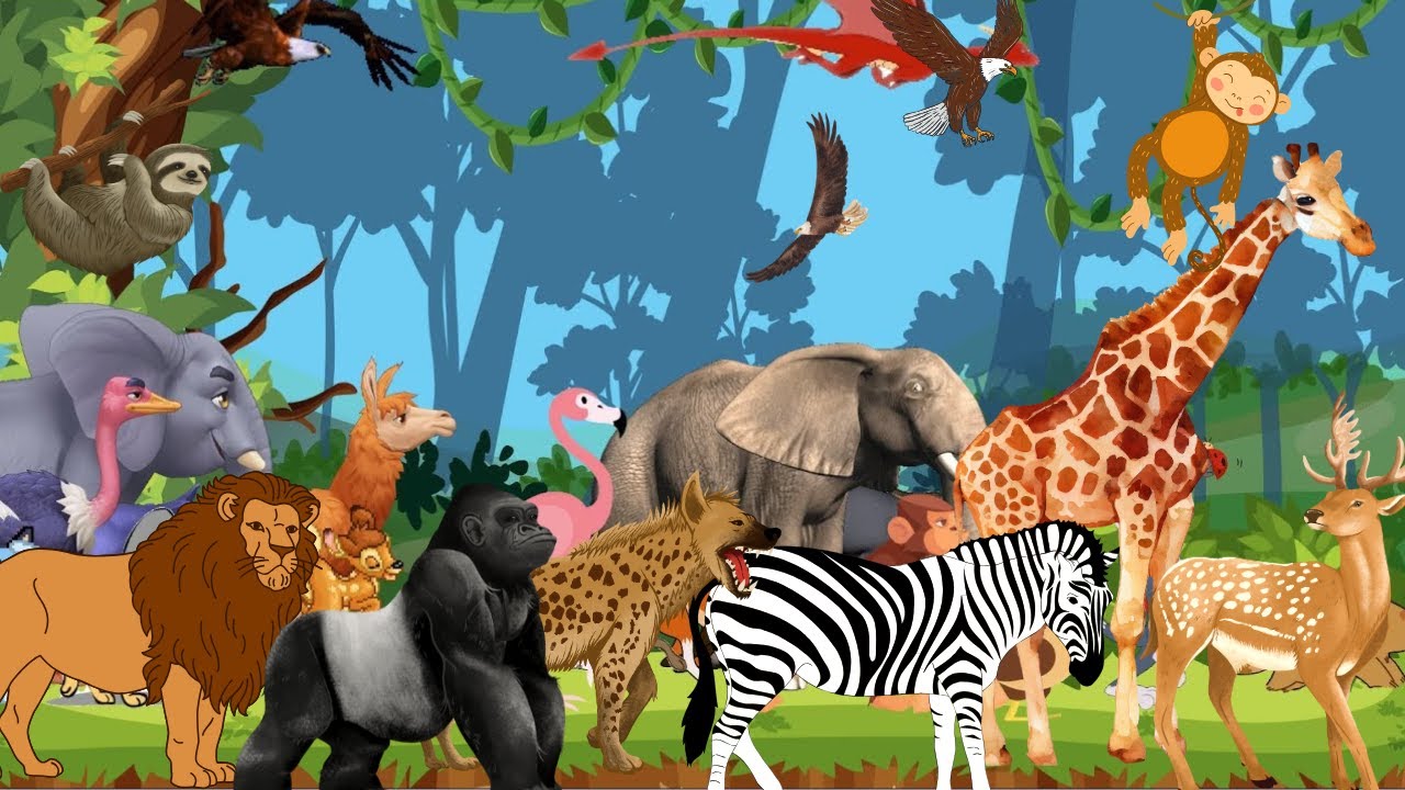 Learn ABC with Animal Sounds | Jungle Safari A–Z Phonics Song for Kids ...