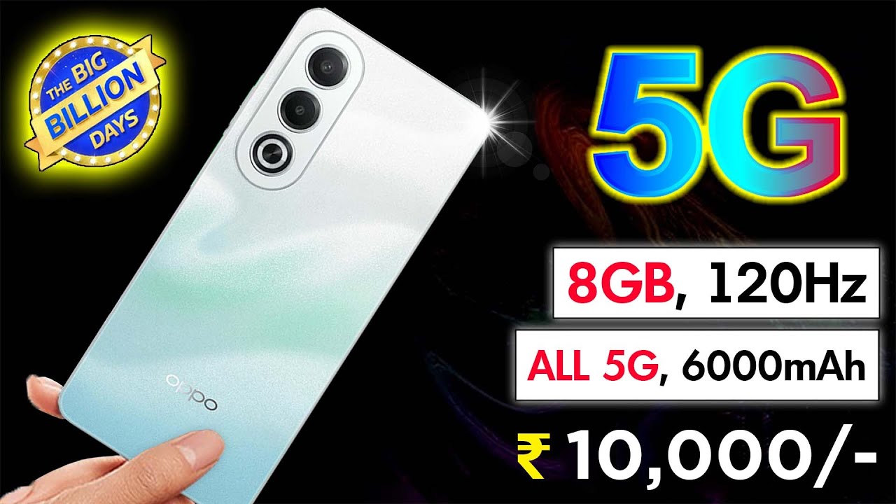 🔥 Top 5 Best 5G Phones Under 10000 in Flipkart Big Billion Day Sale ...