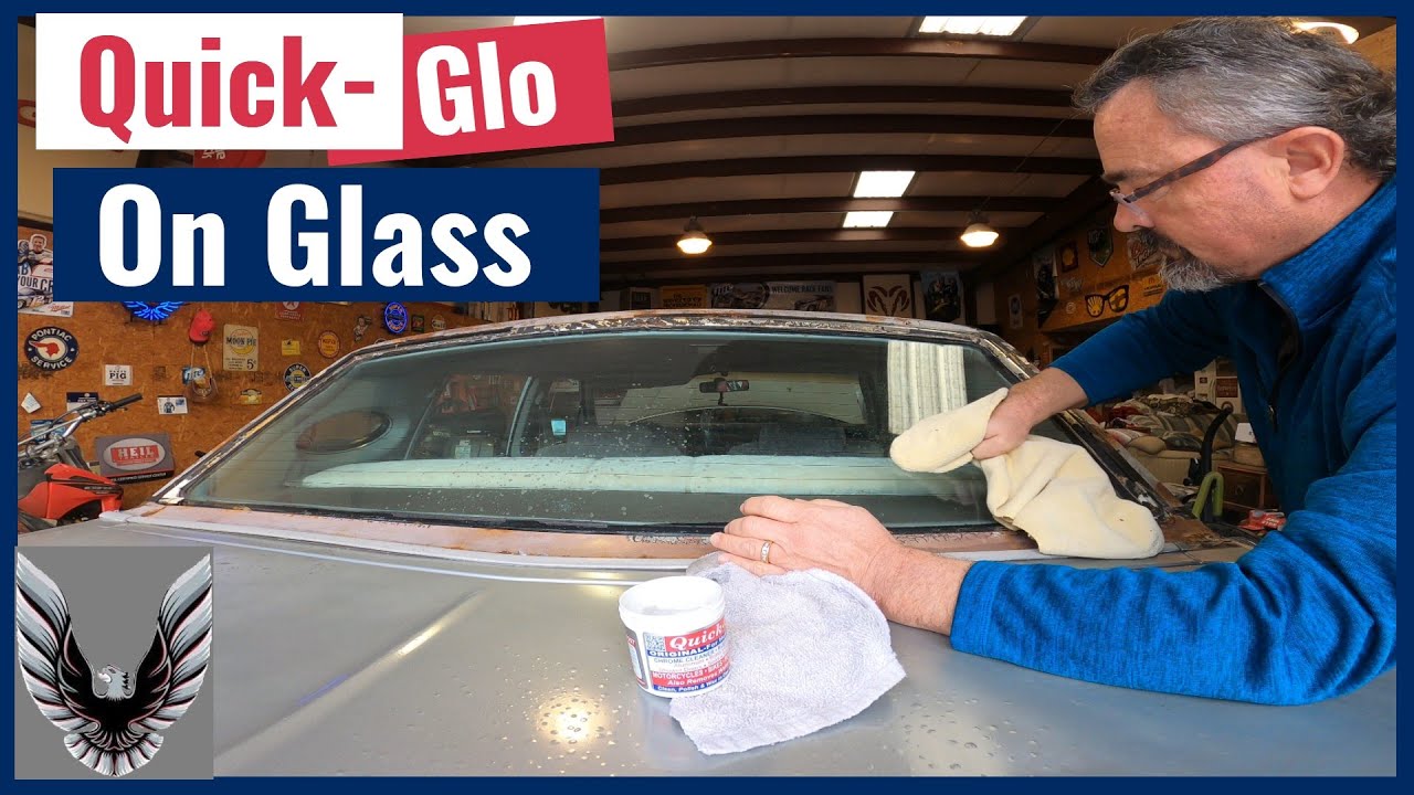 Quick-Glo, Review on glass and small rust spots - YouTube