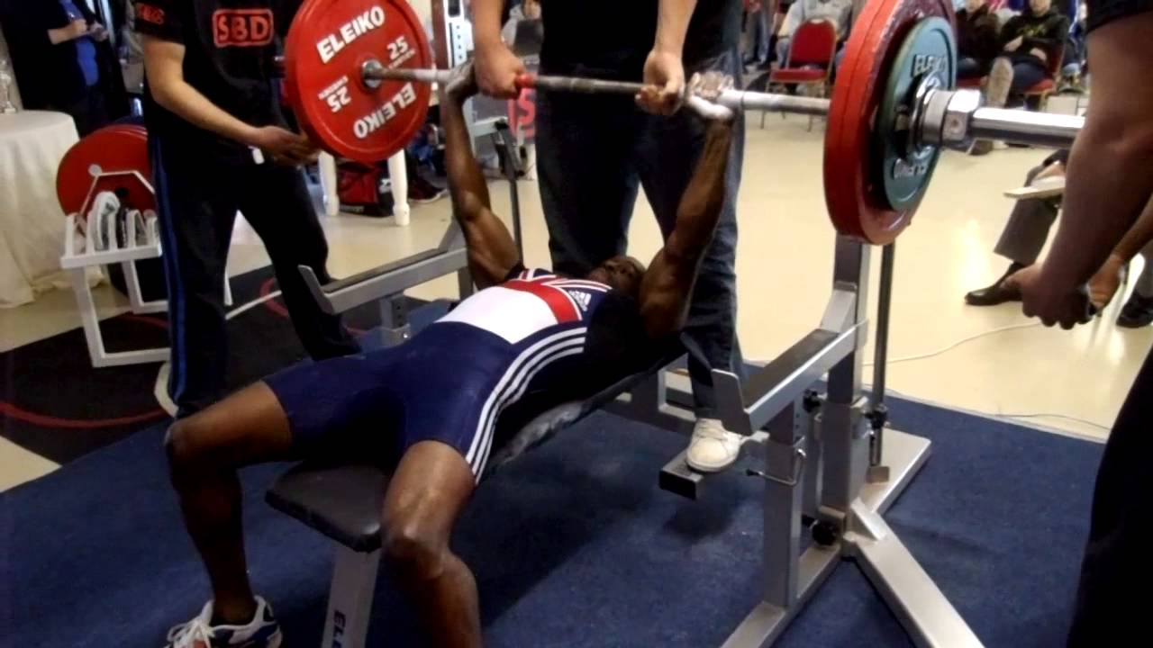 Daniel Thomas 148kg (Unequipped/Classic) British Record Benchpress ...