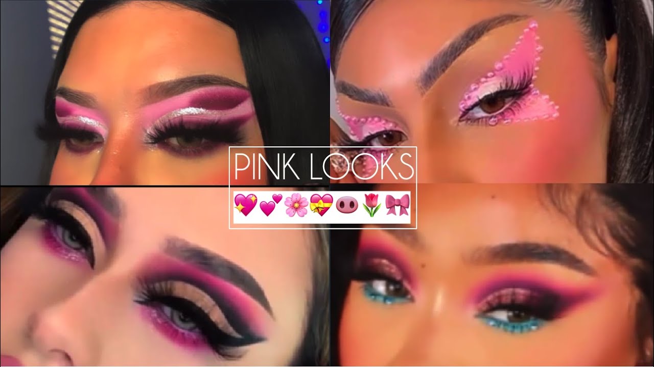 TOP 20 MAKEUP VIDEOS TUTORIALS | PINK LOOKS 💖💕🌸💝🐽🌷🎀 - YouTube