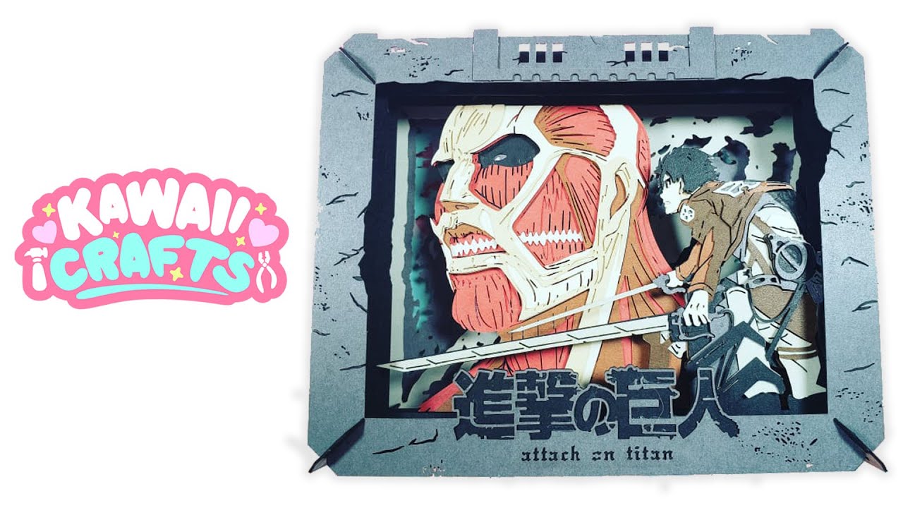 Attack On Titan Paper Theater | Paper Craft - YouTube