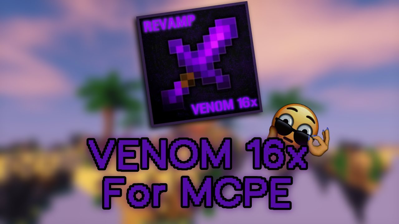 Venom 16x Texter pack 💜 for MCBE/MCPE🔥 - YouTube
