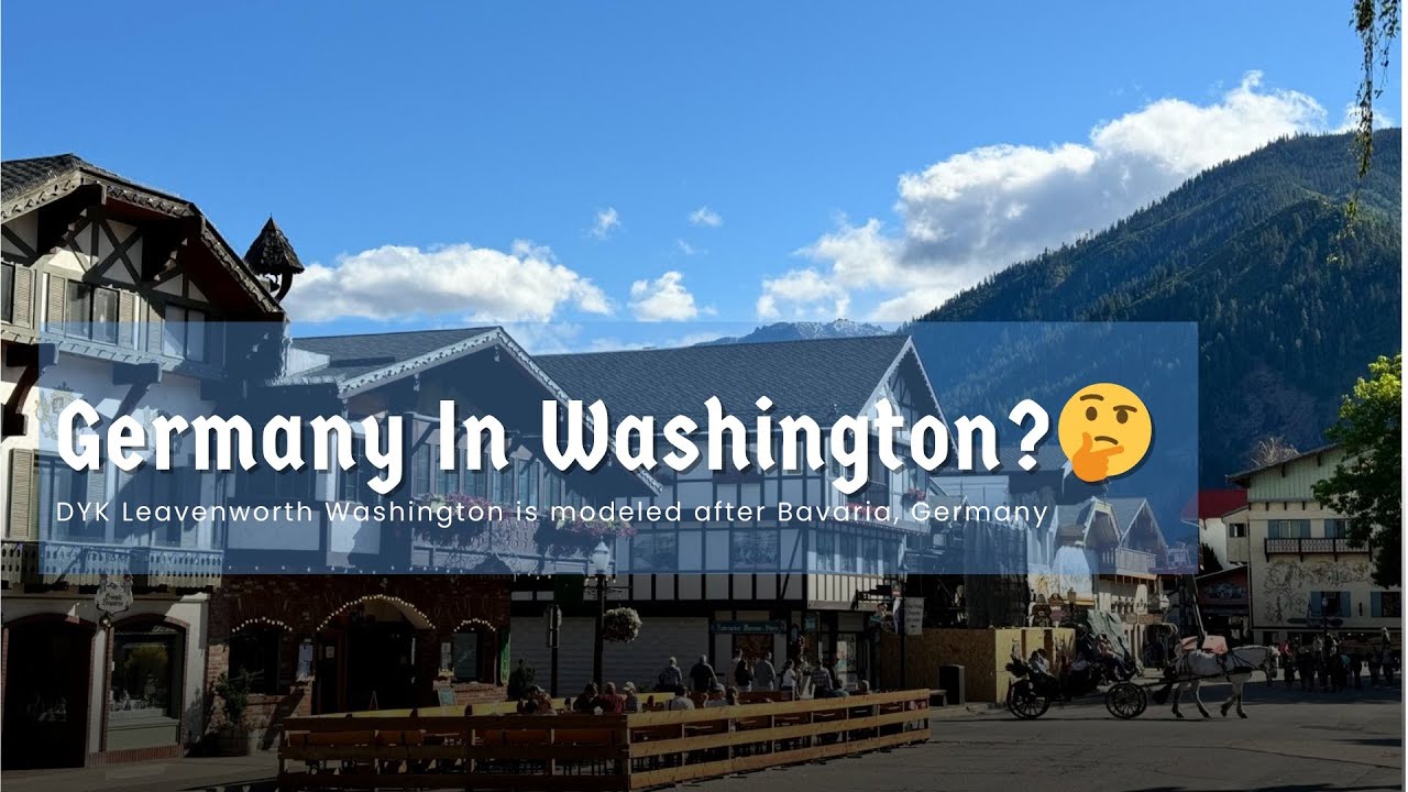 Leavenworth Washington State Tourist Bavarian Village Leavenworth