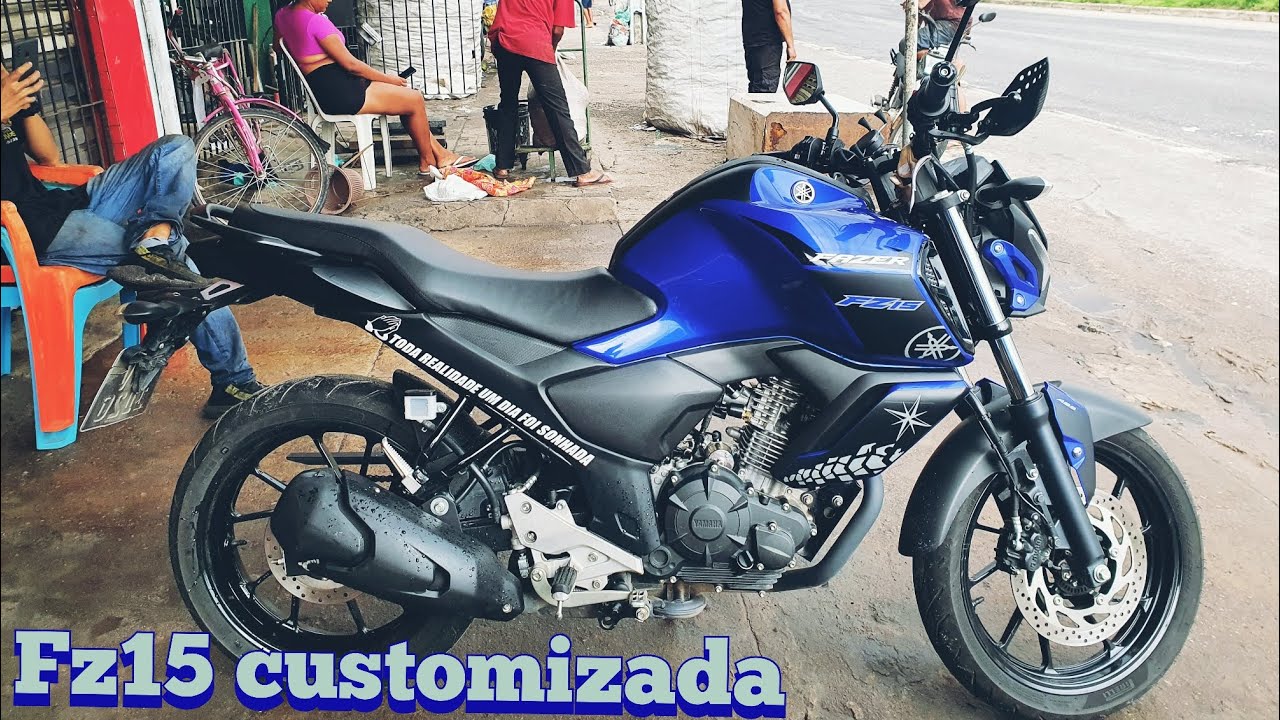 Fz15 customizada inspiração para galera - YouTube