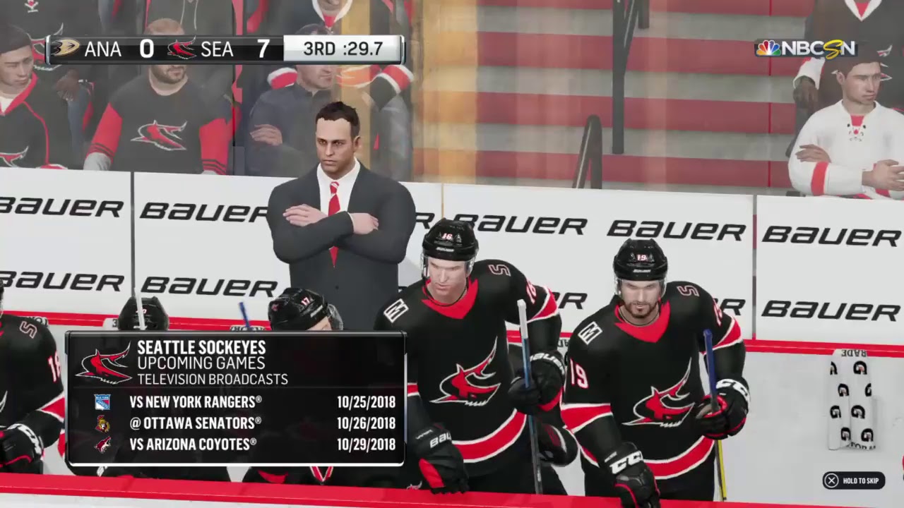 NHL 19 Seattle Sockeyes Franchise Mode #1 - YouTube