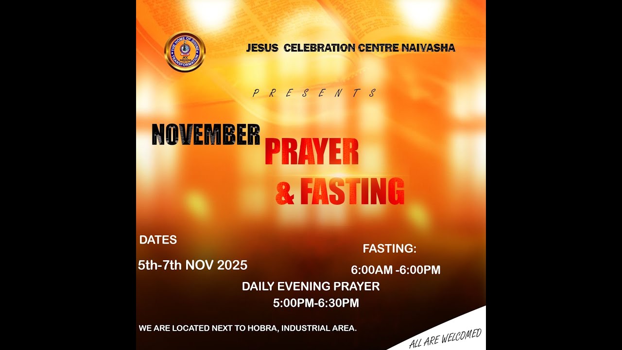 NOVEMBER PRAYER AND FASTING DAY 3 - YouTube