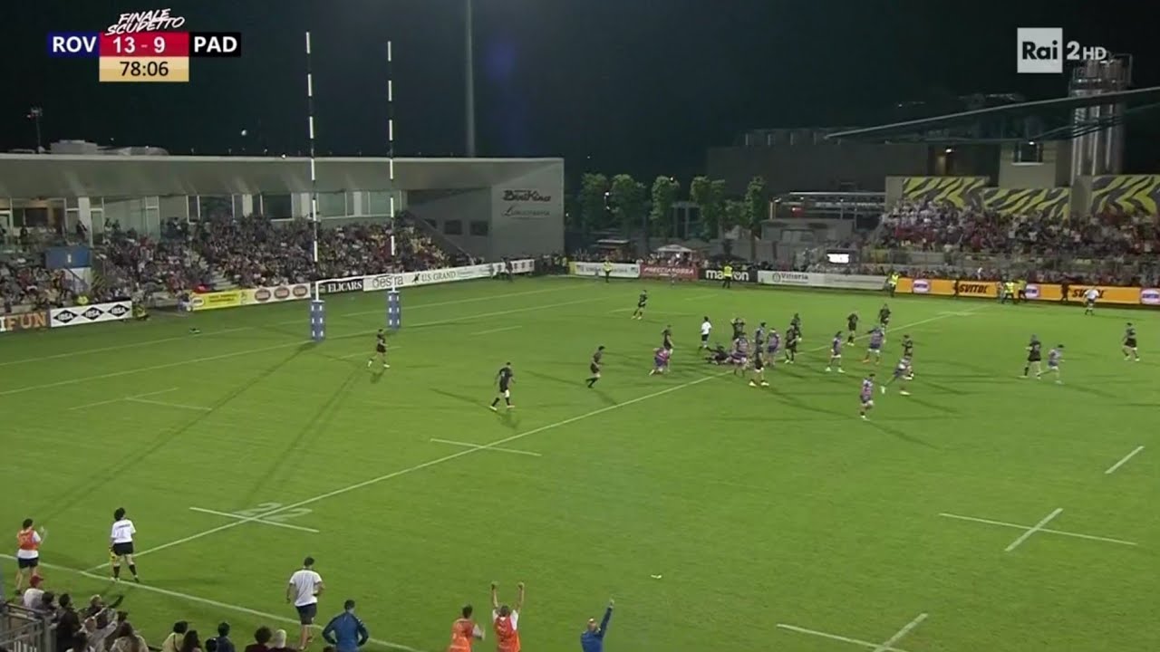 Petrarca Padova-Rovigo Finale Peroni Top 10 2023 🏉🇮🇹 IL COMMENTO 🐍 ...