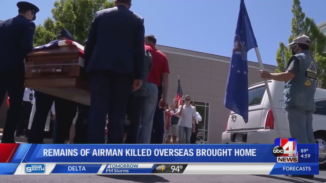 1st Lt. Kenneth "Kage" Allen's body returns to Utah - YouTube