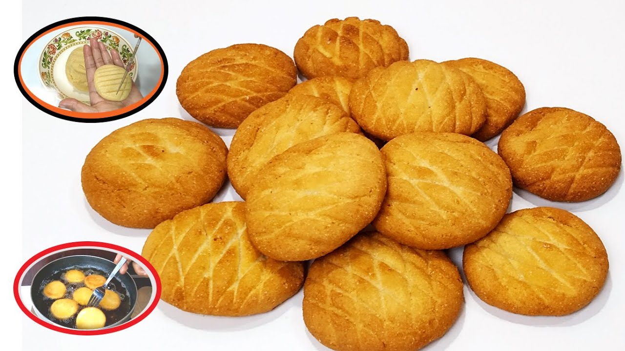 (No Oven)Fried Biscuits/Fried Cookies | Easy Deep Fried Cookies Recipe ...