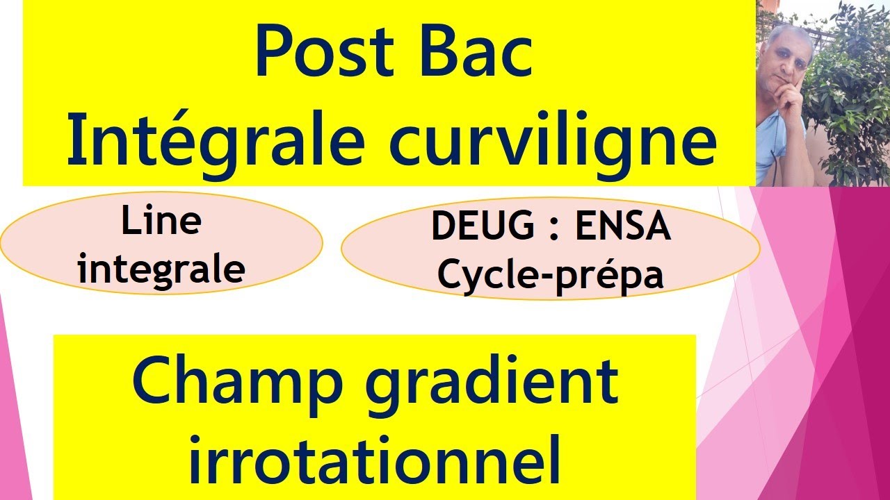 Intégrale curviligne : champ de gradient ( line integral) - YouTube