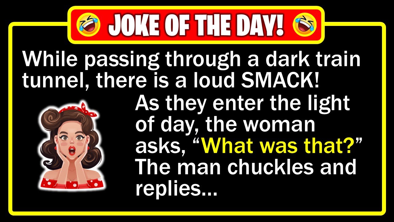 🤣 BEST JOKE OF THE DAY! - Four train passengers are about to enter a tunnel... | Funny Daily ...
